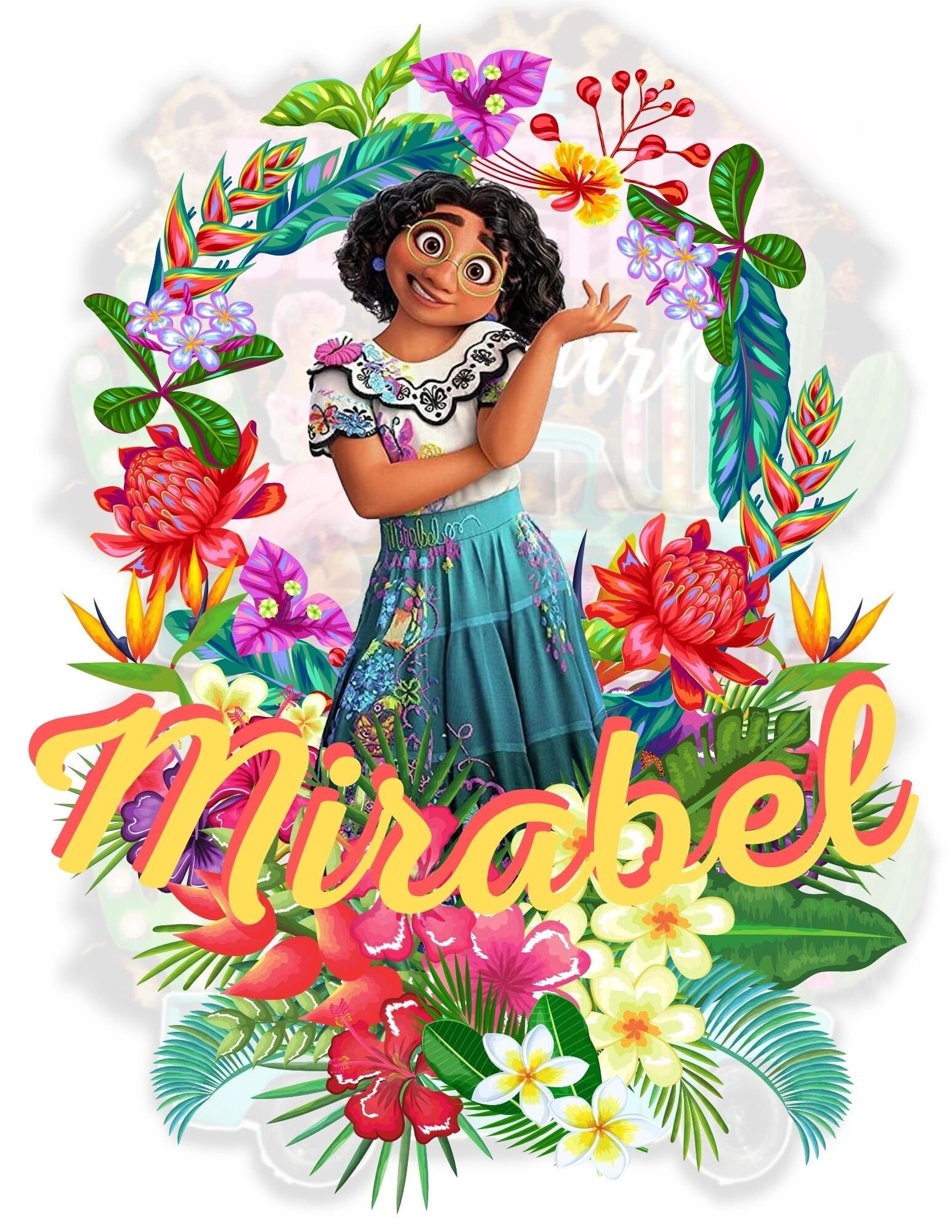 Mirabel Png Encanto No hablamos de diseños de sublimación - Etsy España