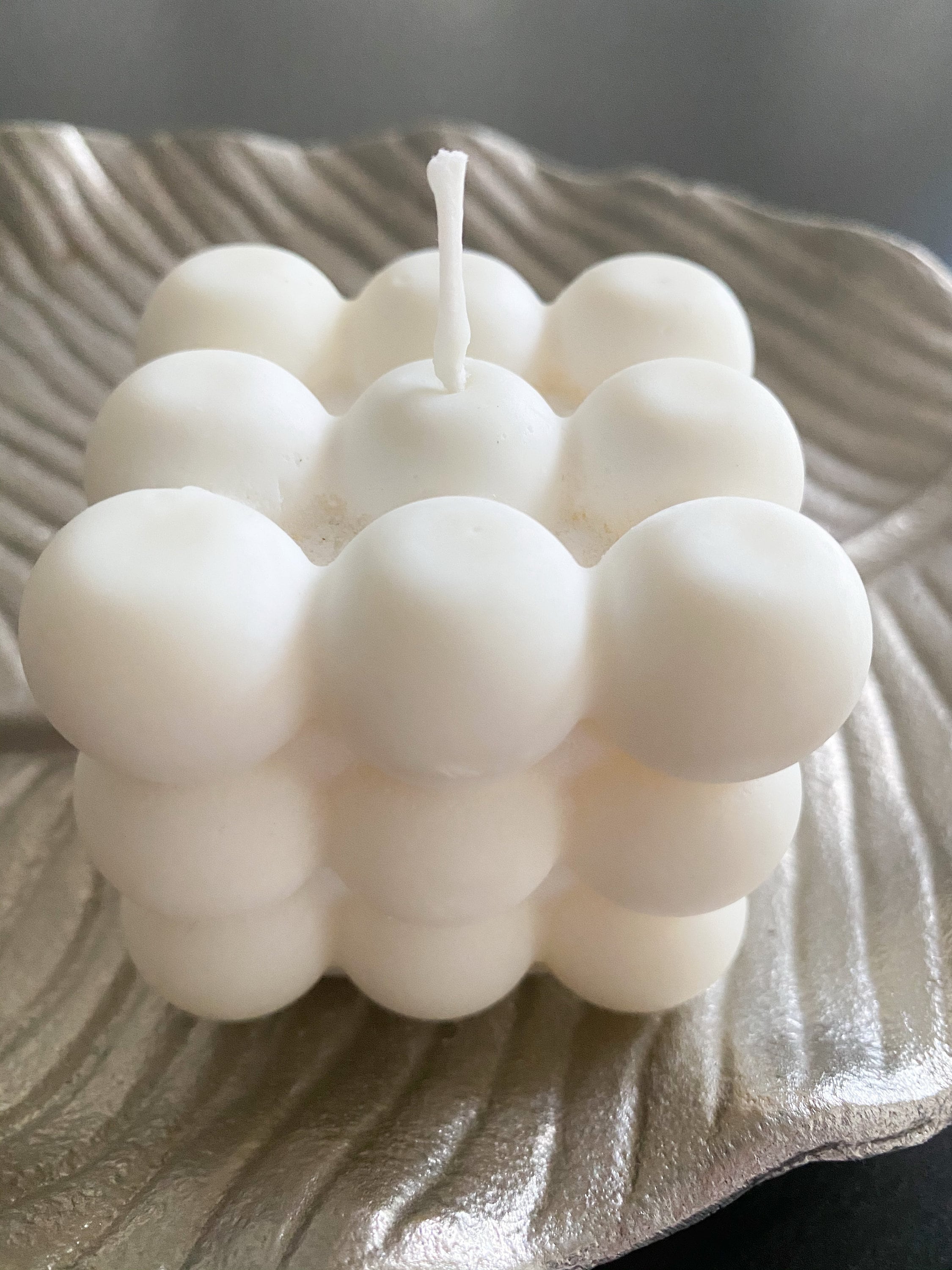 Bubble Candle Set of 2 Bubble Cube Candle Rubiks Cube Gift for | Etsy