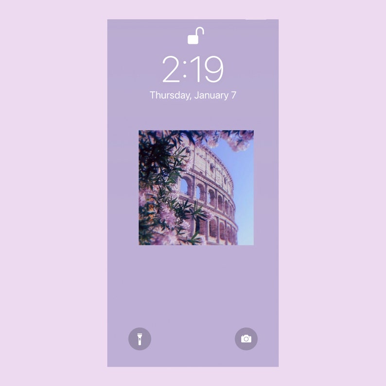 IOS 14 Homescreen Lilac Purple Aesthetic - App Icons, Widgets ...