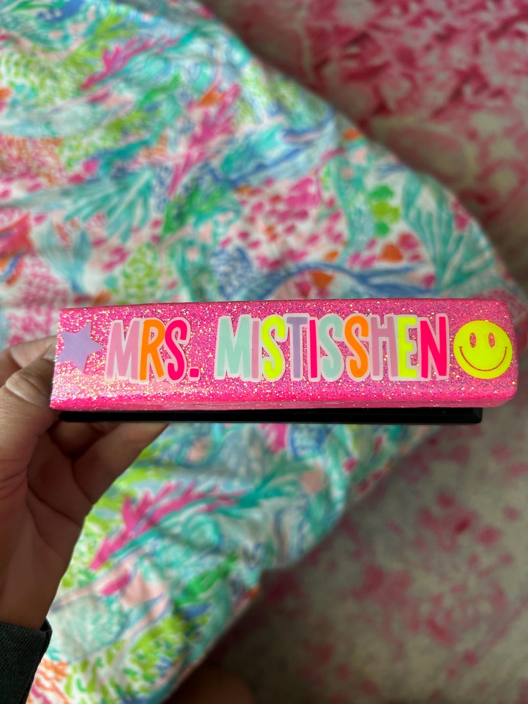 Glitter Stapler // Personalized Stapler - Etsy