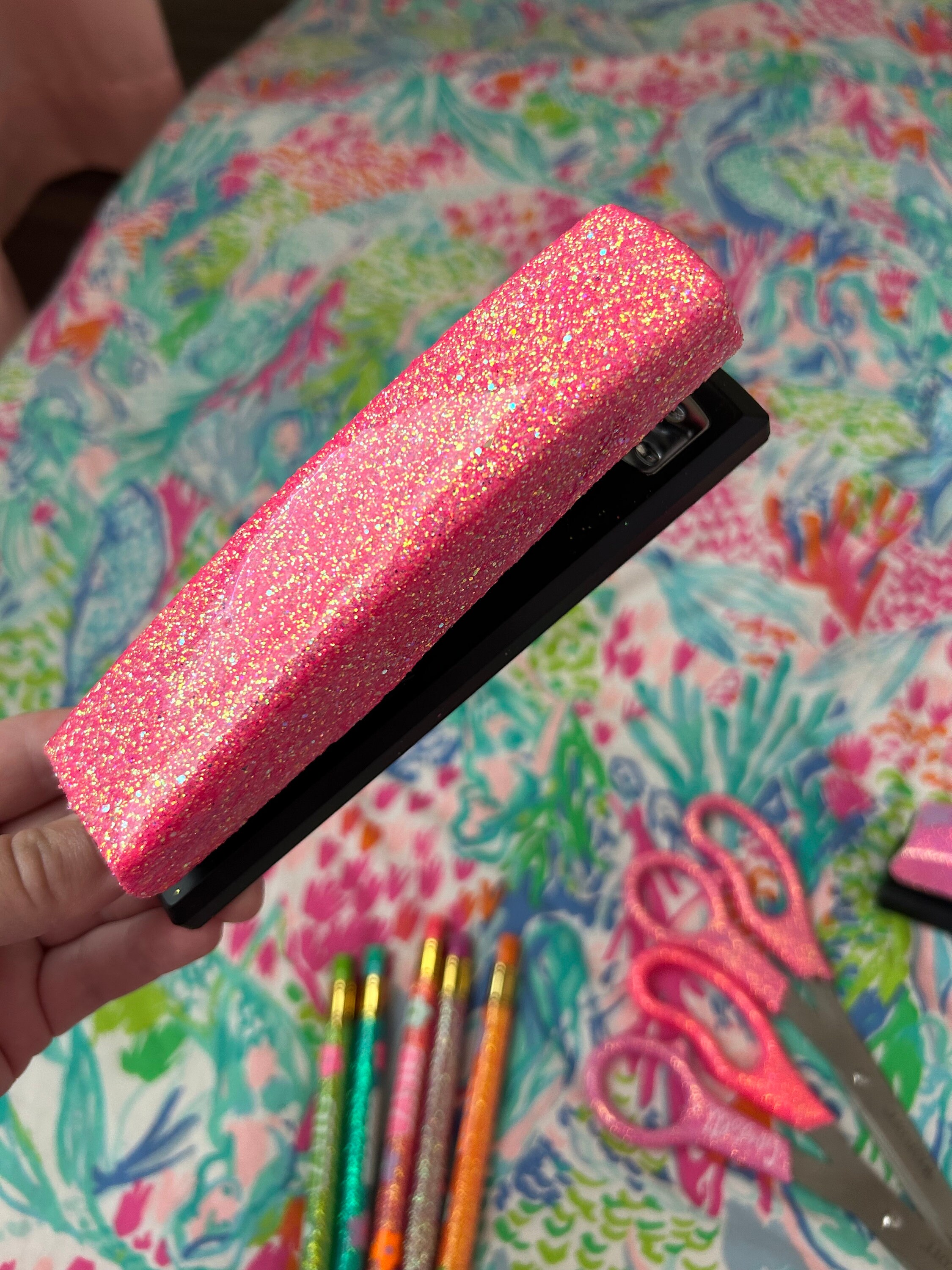 Glitter Stapler // Personalized Stapler - Etsy