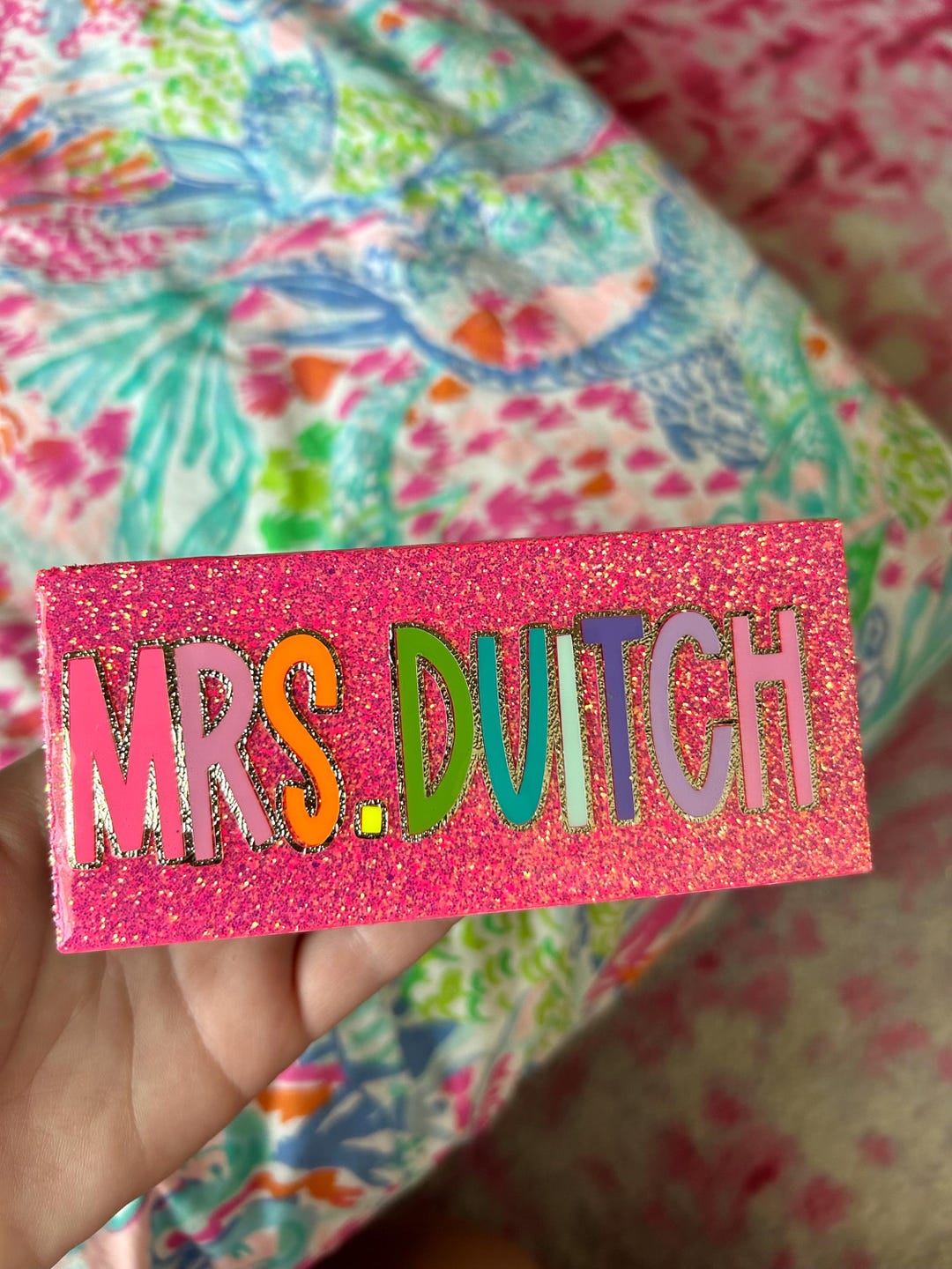 Glitter Whiteboard Eraser // Personalized Teacher Gift // Personalized ...