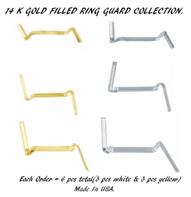 14kt Gold Filled Ring Size Adjuster: Comfortable Guard, 3pcs - Etsy