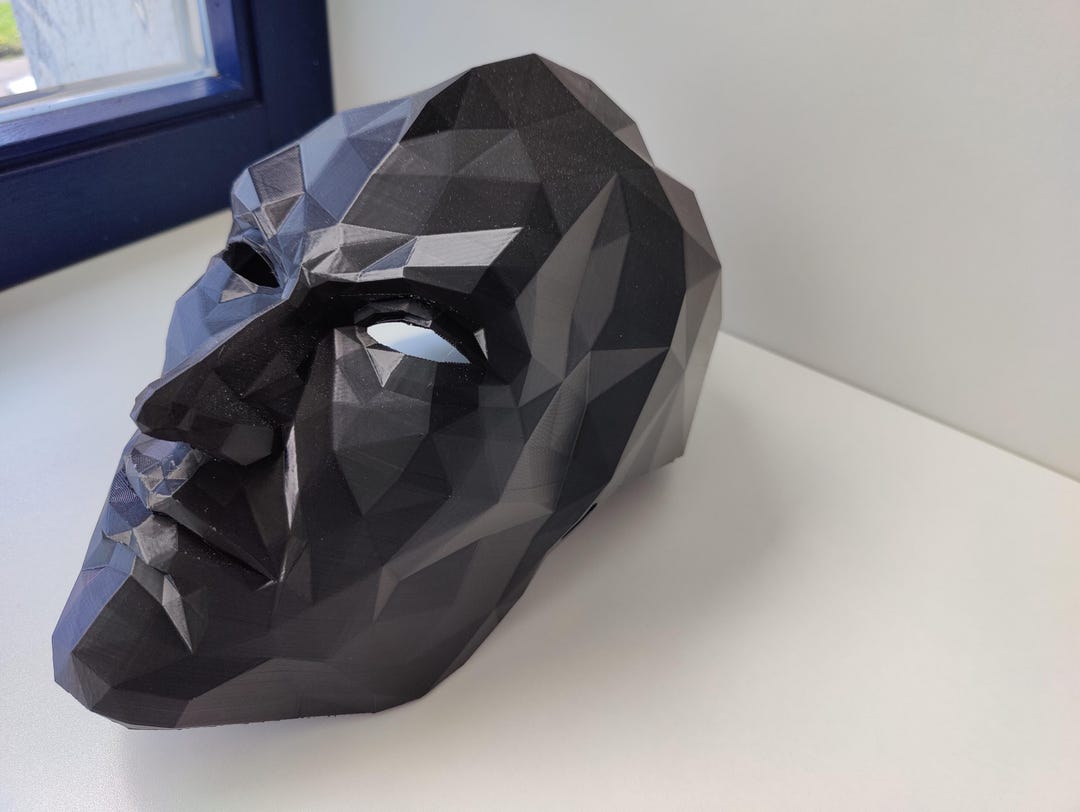 Kunlan Like 3d Printed Mask // Life Size // 30 Cm X 25 Cm X 17 Cm ...