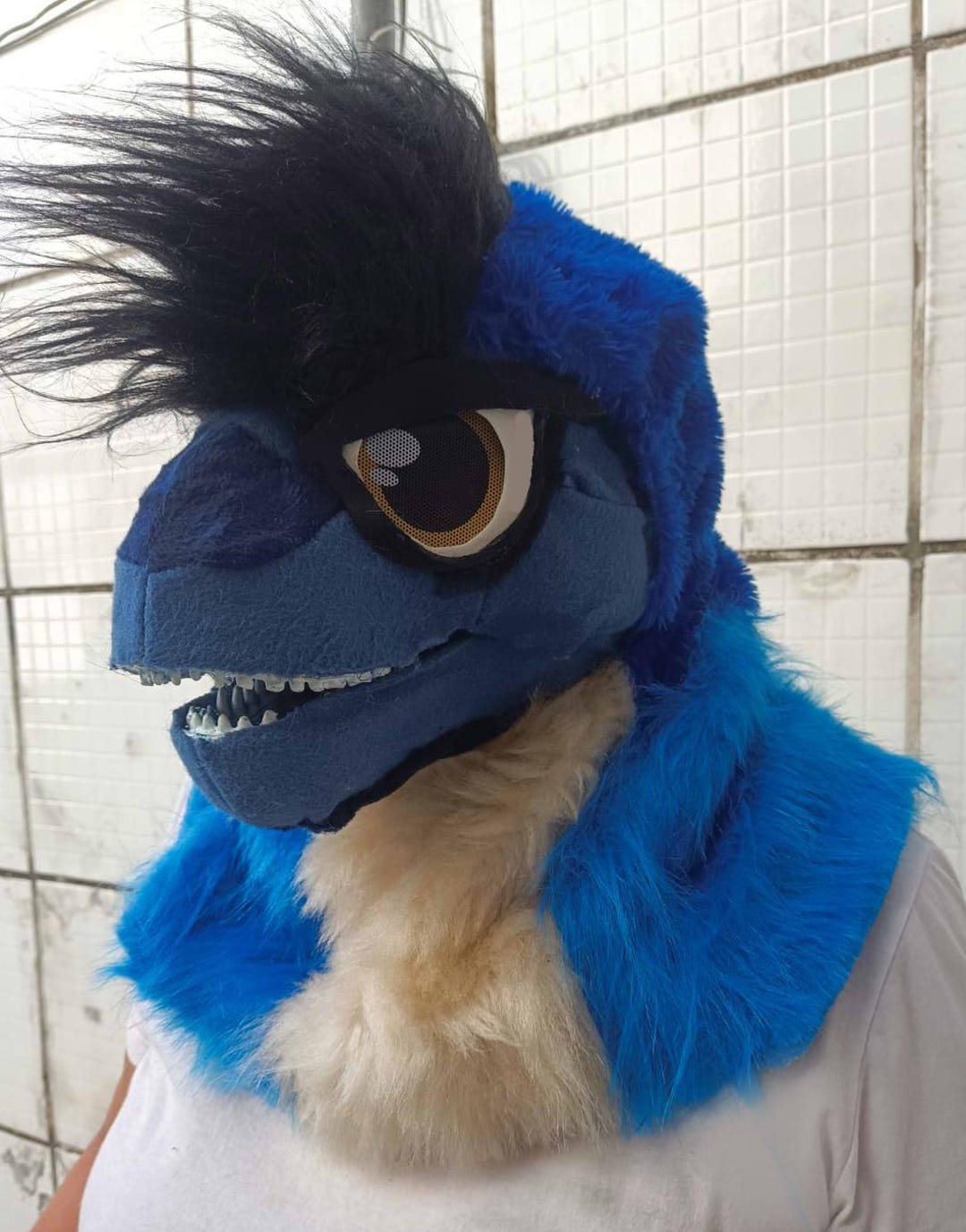 On HOLD, Do NOT Buy - Raptor Fursuit Premade - Fursuit Partial - Dino ...