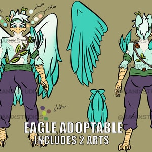 Eagle Adopt - Bird Adoptable OC - Bird Adopt - Avian Adopt - Furry OC ...