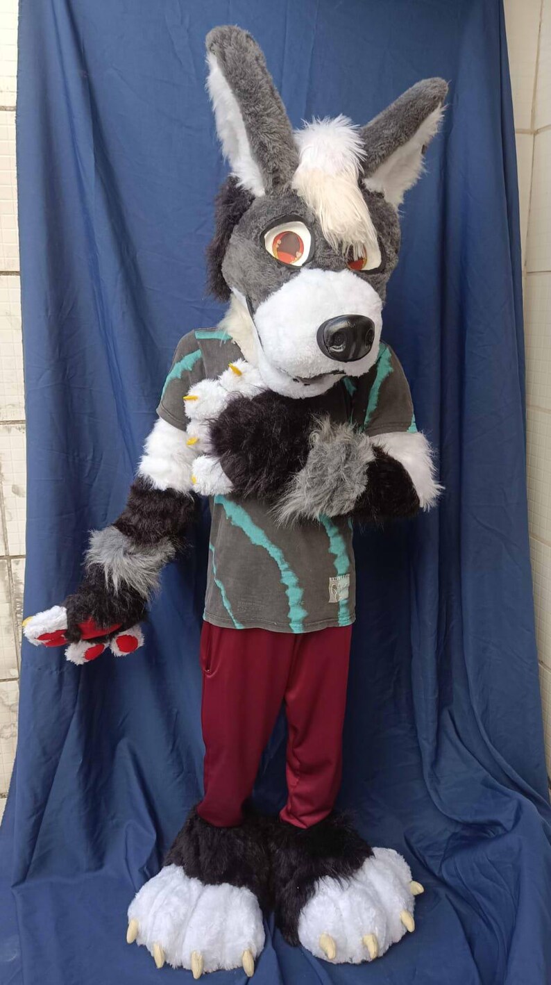 Coyote Fursuit Premade - Fursuit Partial Half Suit Canine - Canine ...