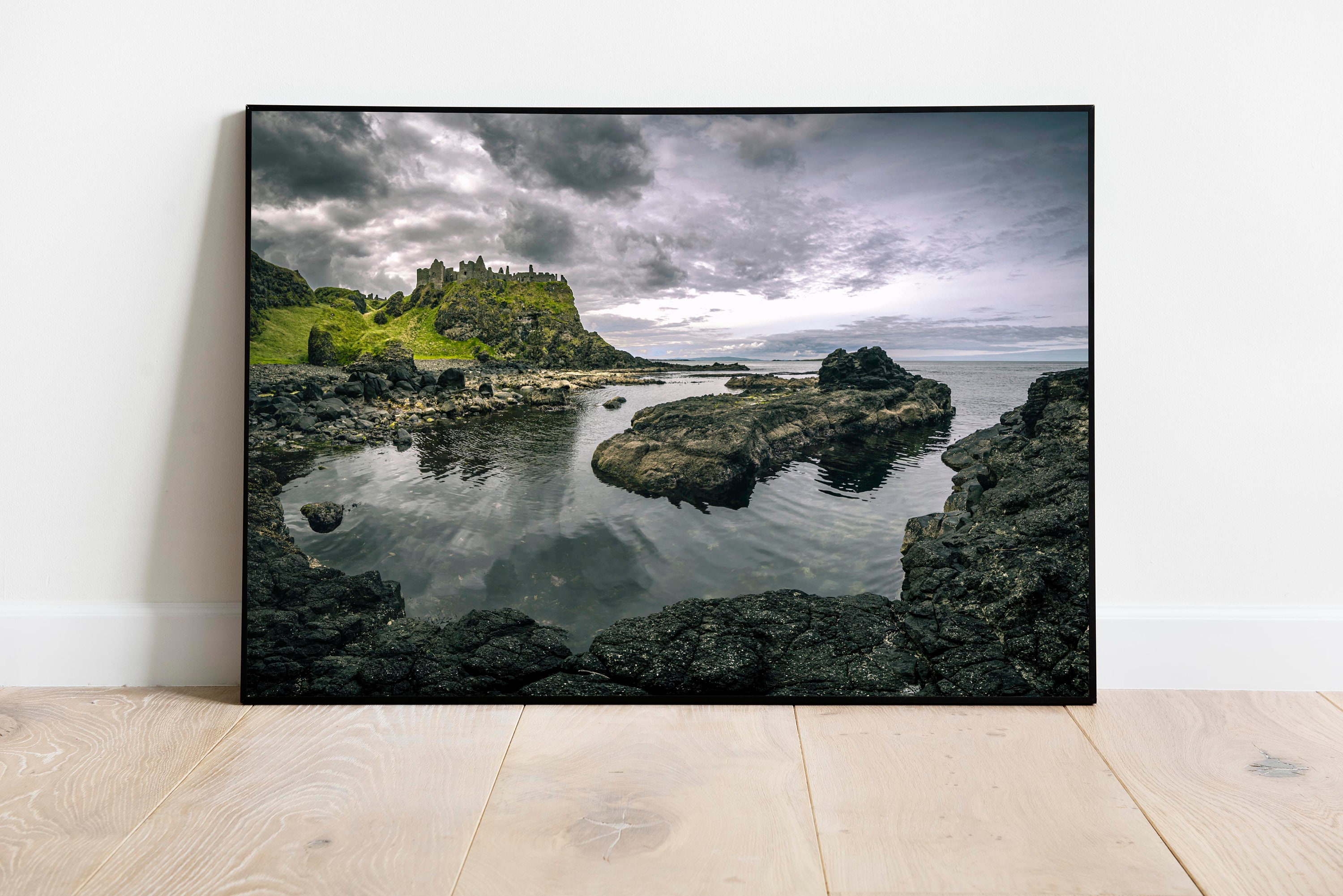 Dunluce Castle Co.antrim North Coast Causeway Northern Ireland Wall Art ...