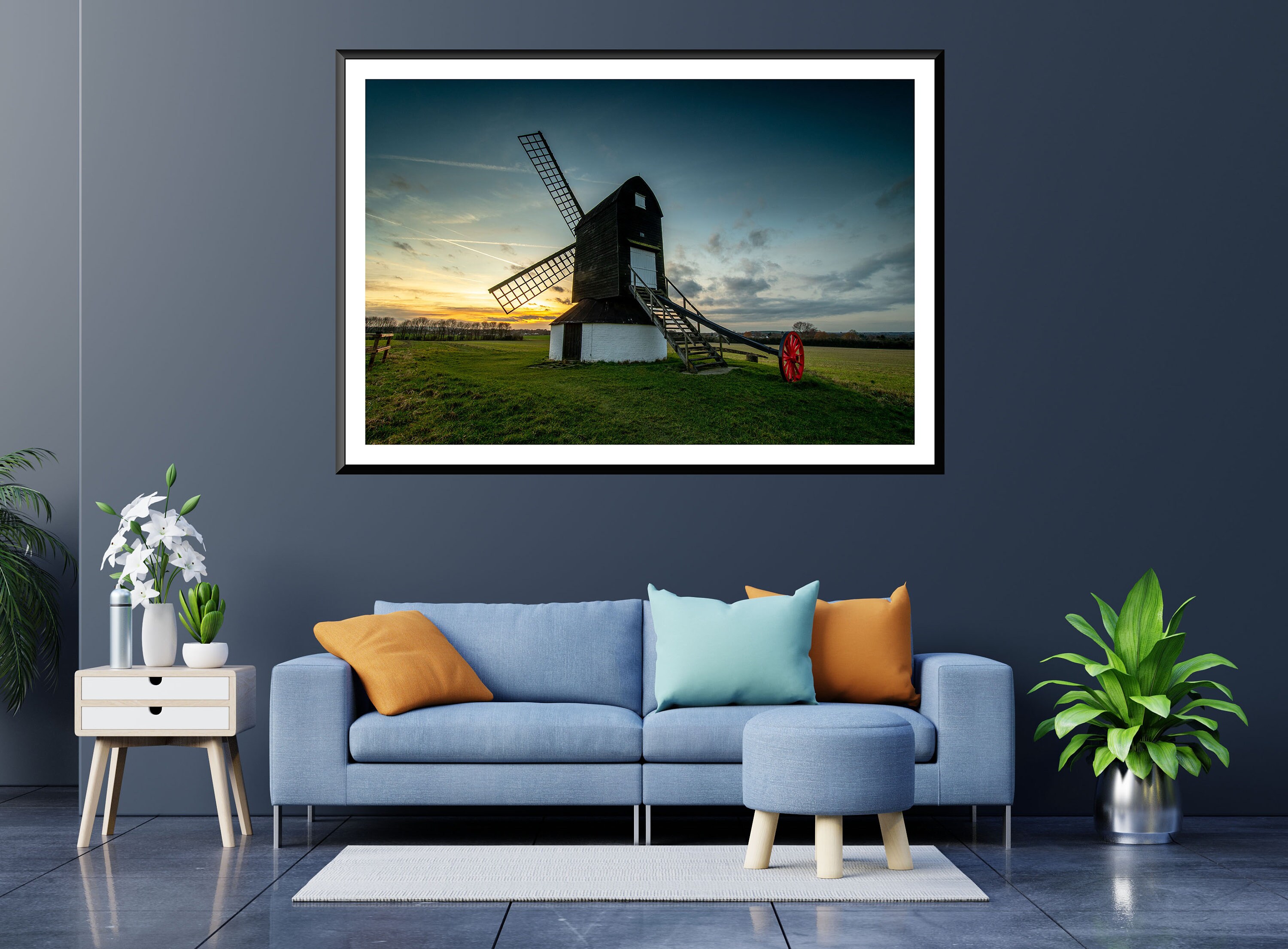 Pitstone Windmill Print - Ivinghoe - Ashridge Estate - Leighton Buzzard ...