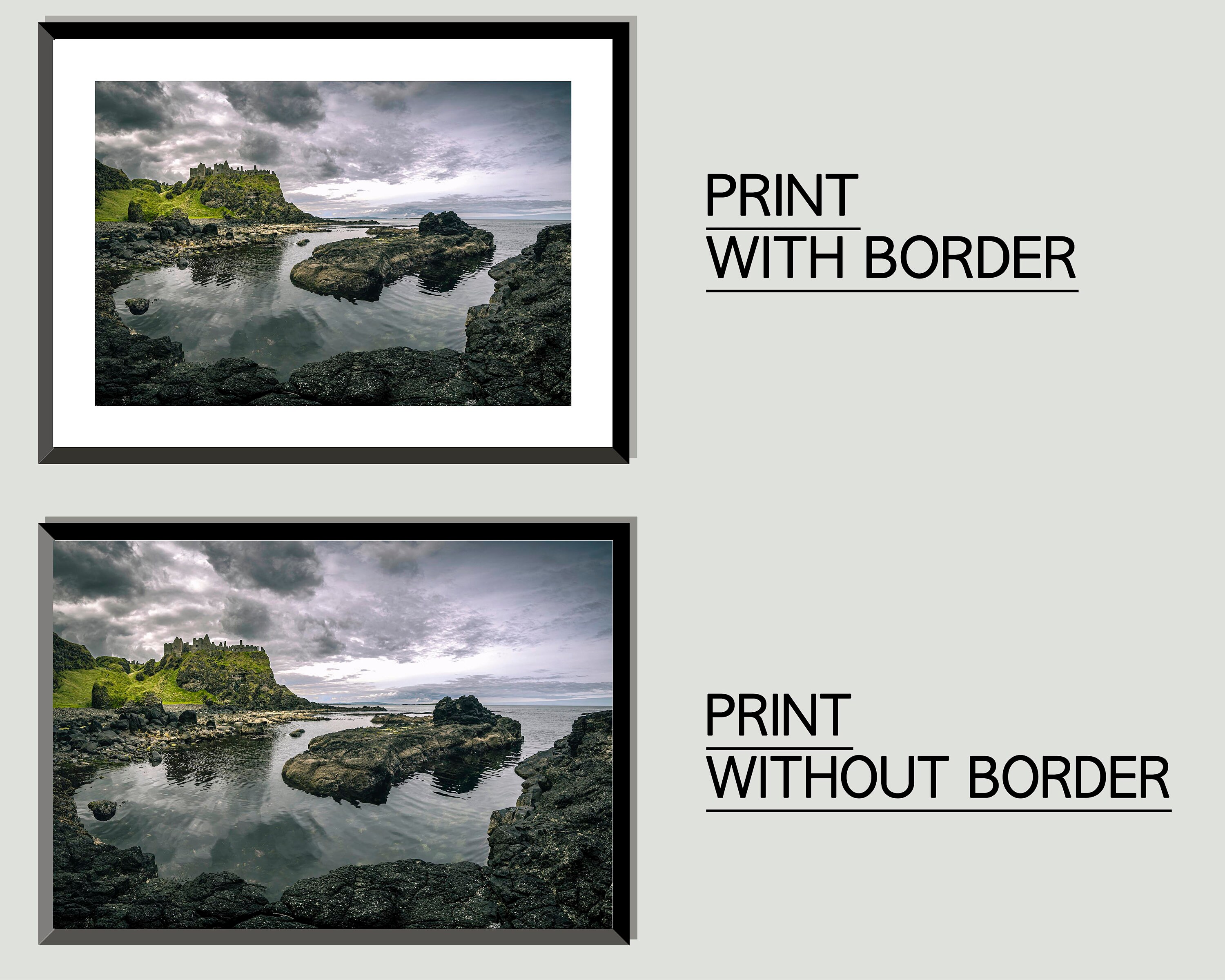 Dunluce Castle - Co.antrim - North Coast - Causeway - Northern Ireland ...