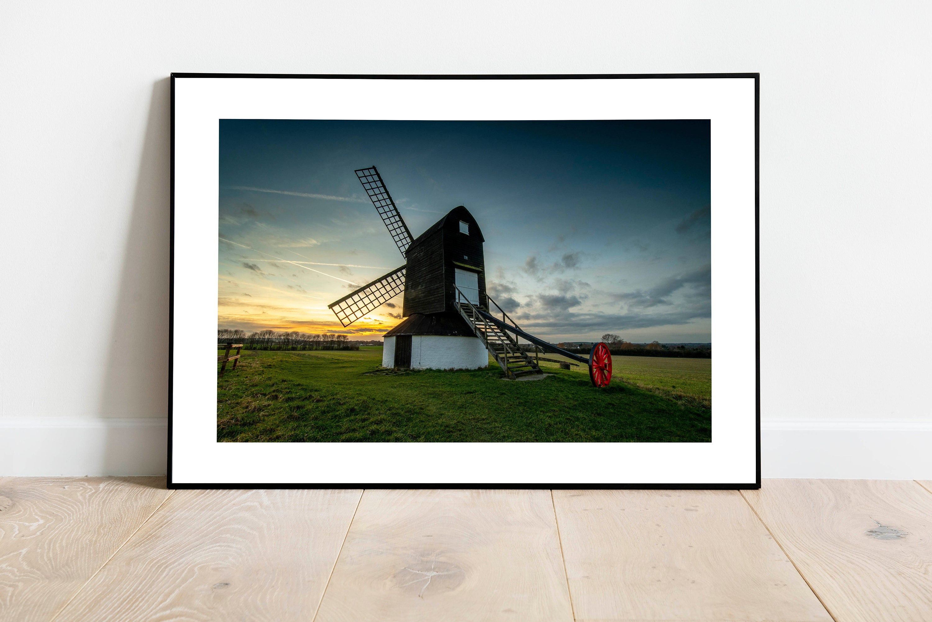 Pitstone Windmill Print - Ivinghoe - Ashridge Estate - Leighton Buzzard ...