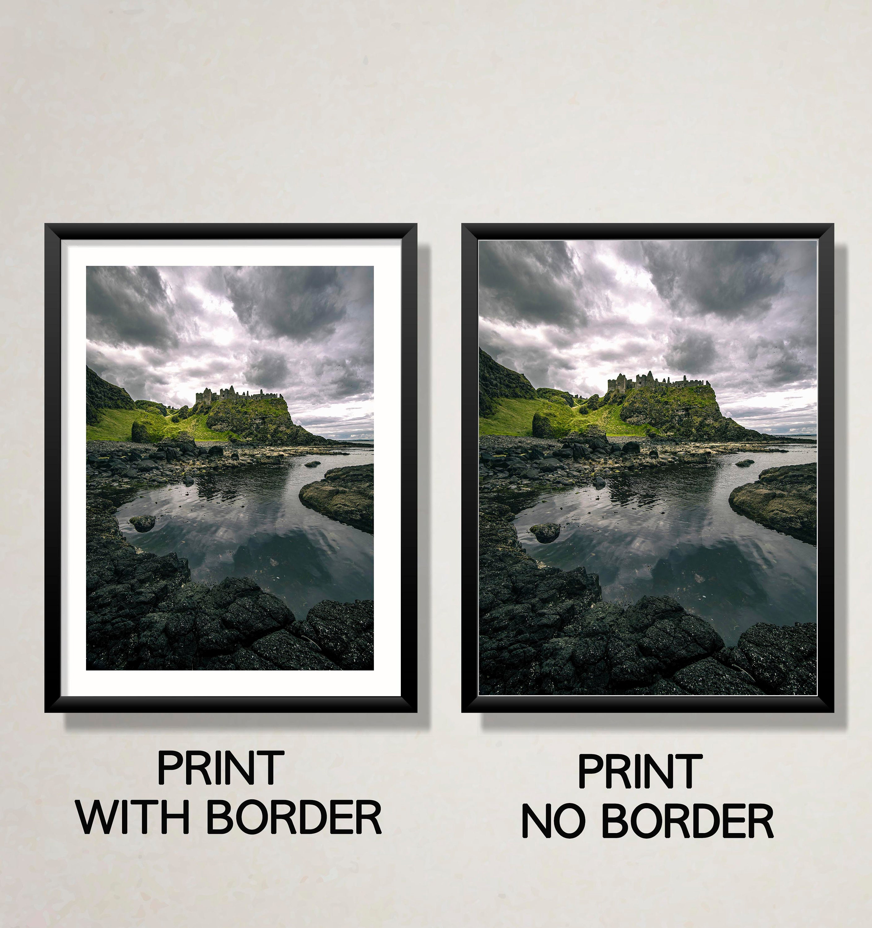 Dunluce Castle - Co.antrim - North Coast - Causeway - Northern Ireland ...