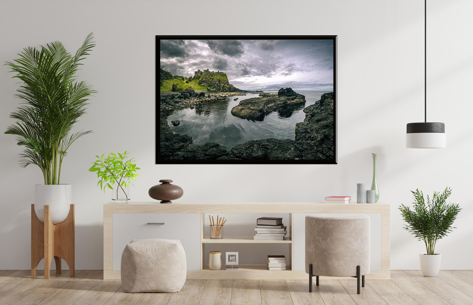 Dunluce Castle Co.antrim North Coast Causeway Northern Ireland Wall Art ...