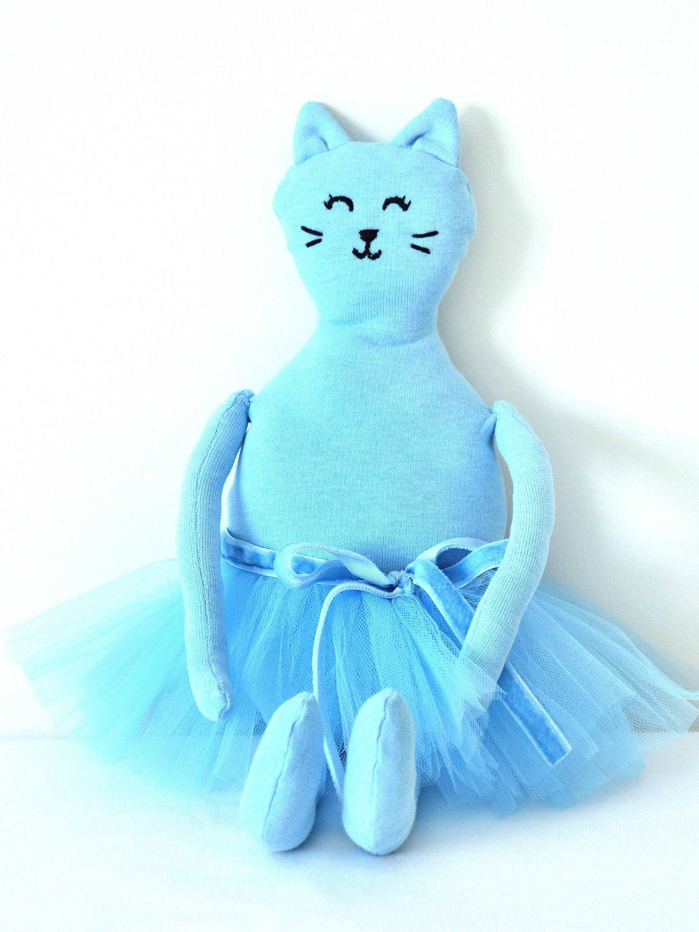 Handmade Plush Kitty Ballerina Toy Stuffed Doll With Tutu - Etsy UK