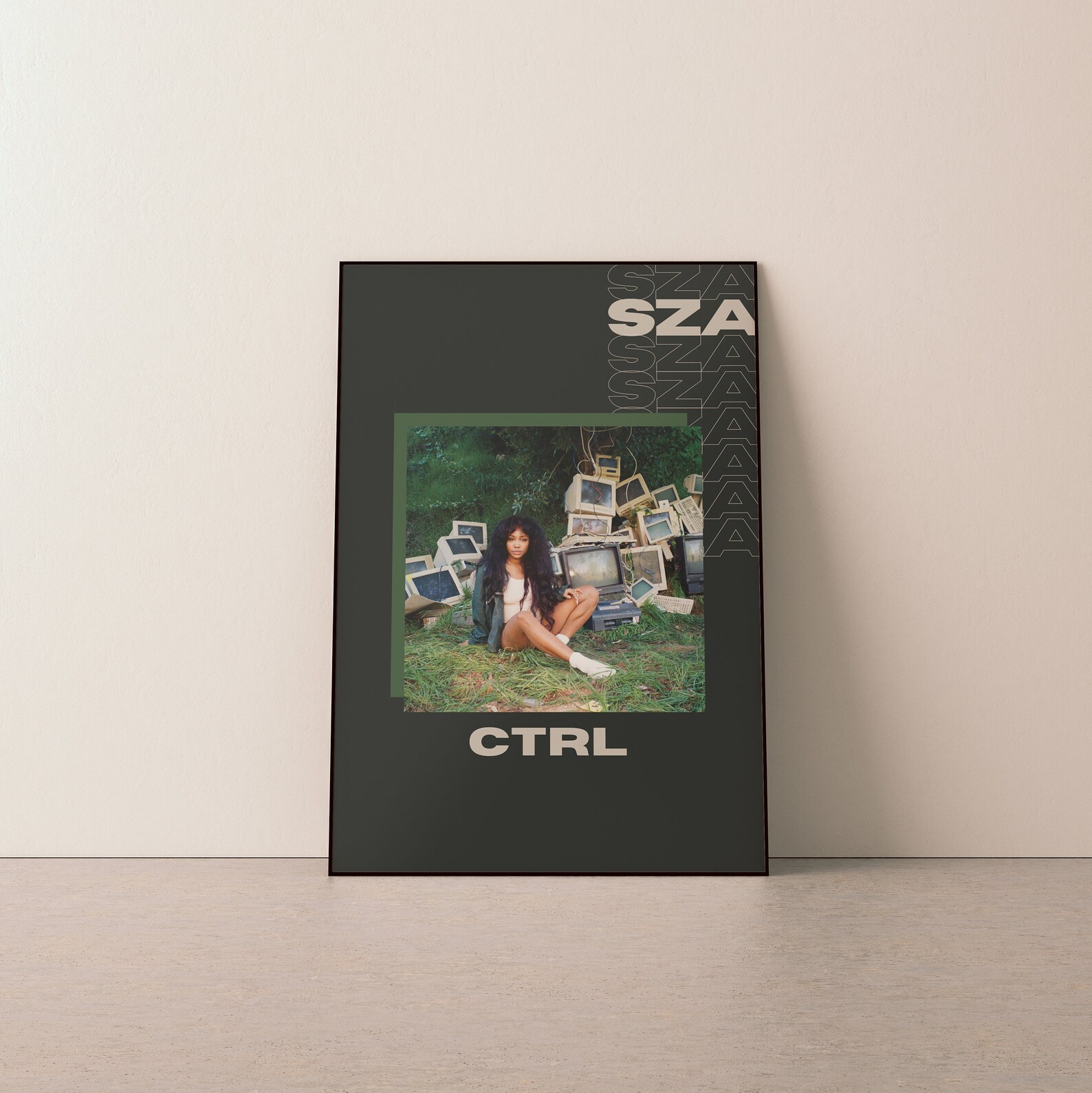 SZA CTRL album poster | Etsy