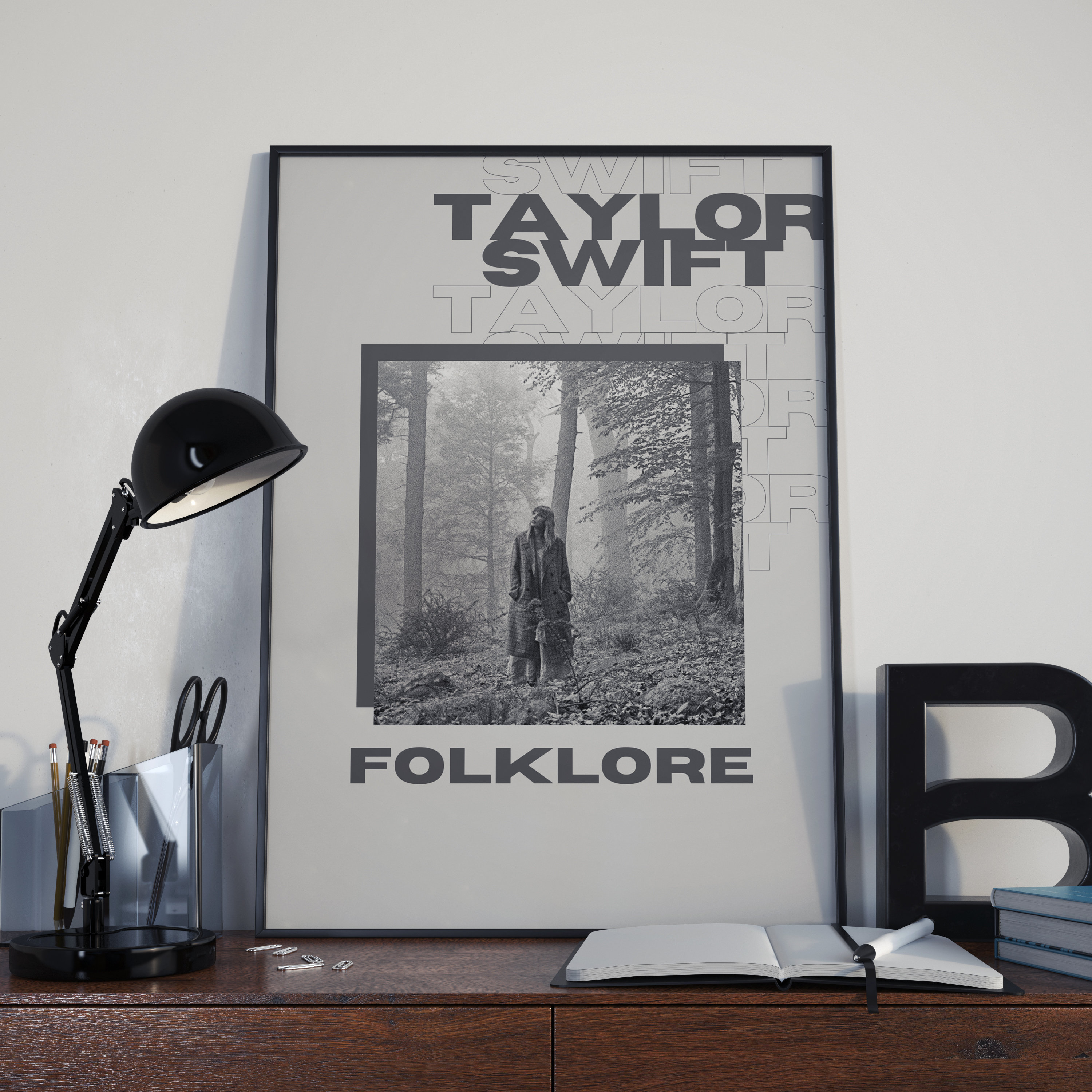 Taylor Swift Folklore Album Poster | Etsy