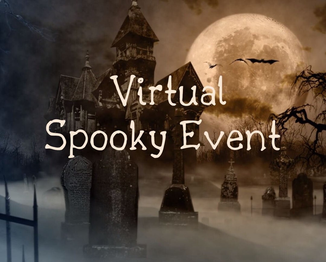 Virtual Spooky Event - Halloween GAME. Great for Zoom! Includes 40 ...
