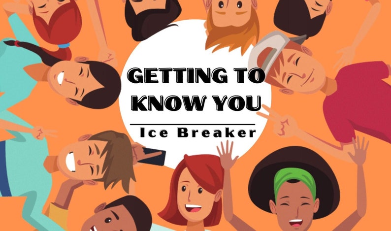Virtual Ice Breaker Game - "getting to Know You" - Etsy