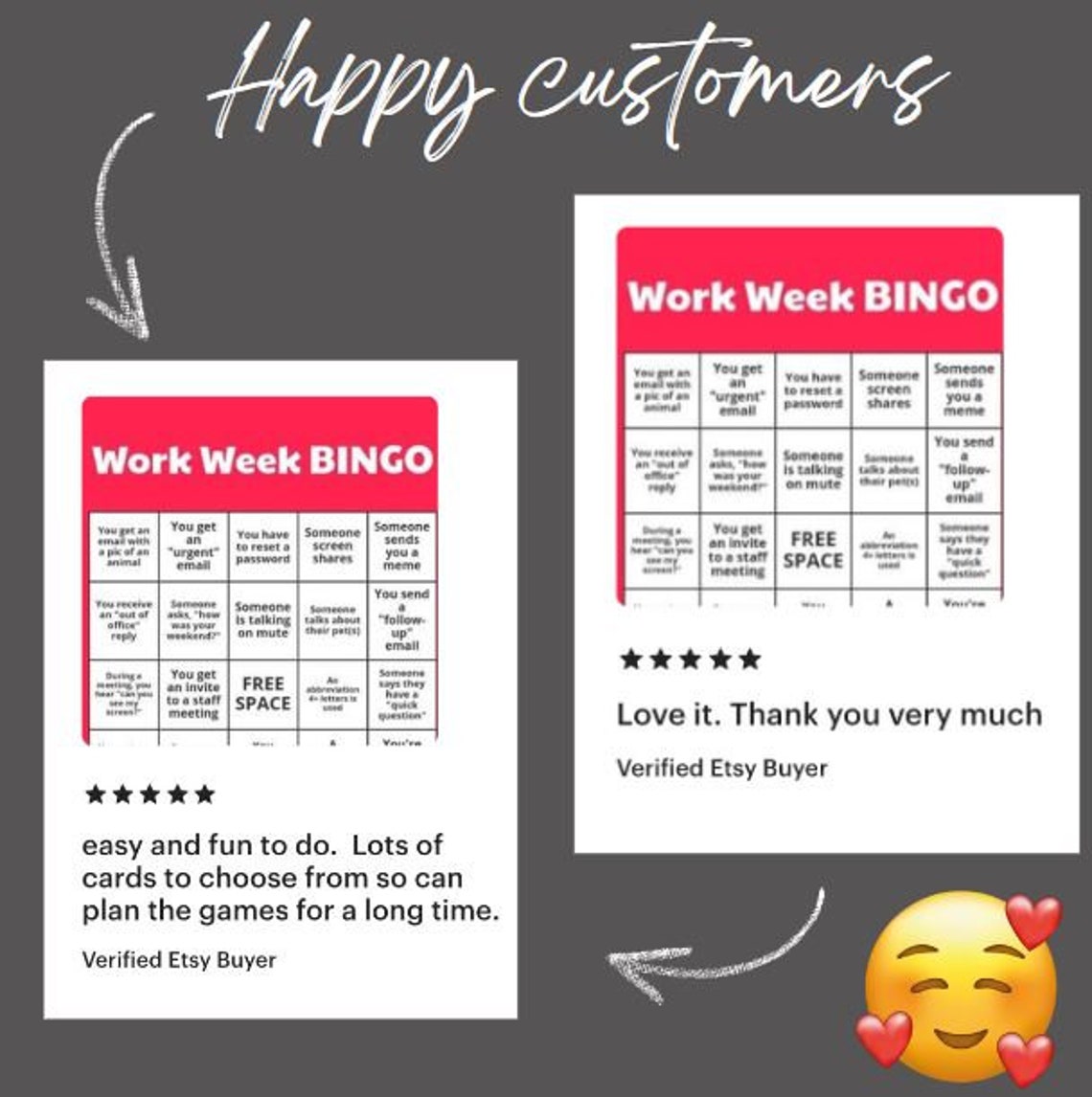 Play Virtual BINGO During Your Work Week! 30 Unique Cards. Increase ...