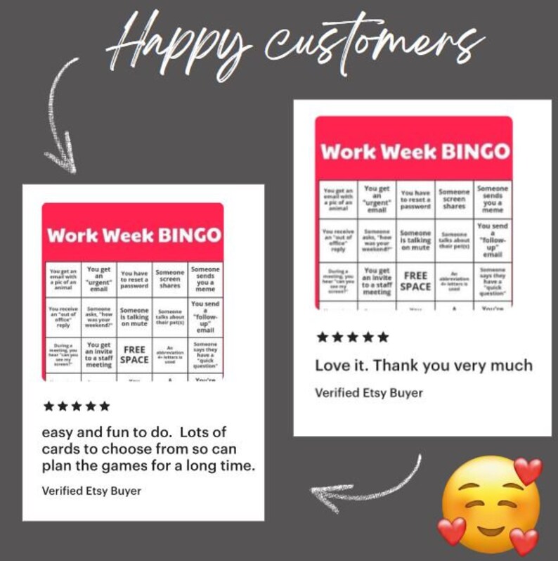 Play Virtual BINGO During Your Work Week! 30 Unique Cards. Increase ...