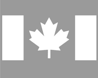 Canada Flag Decal - Etsy