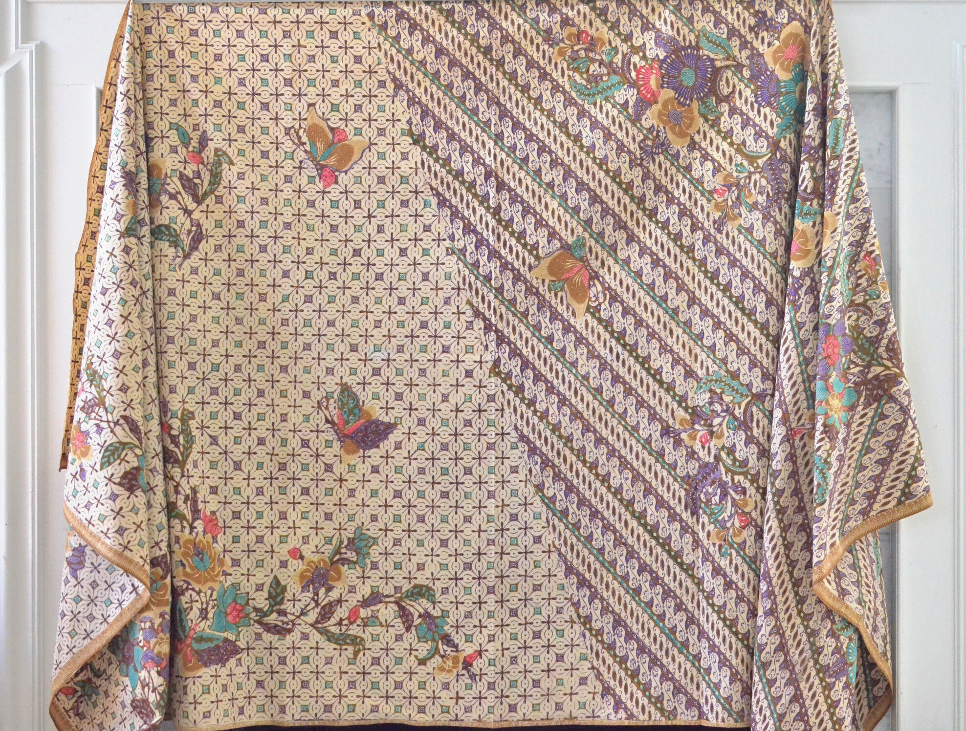 1950's Djawa Baroe Vintage Indonesian Batik Fabric Hand - Etsy