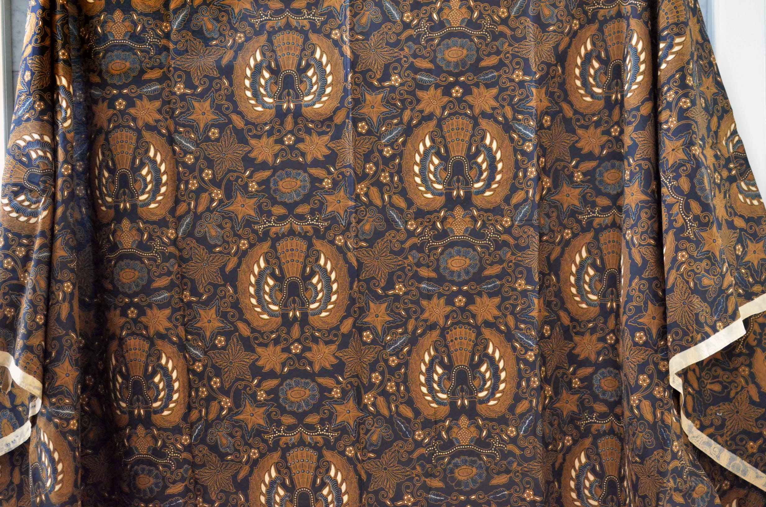 Garuda Indonesian Batik Fabric Black Traditional Java Balinese | Etsy