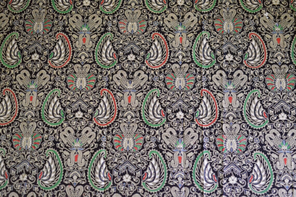 Garuda Javanese Indonesian Batik Fabric Bird of Paradise Traditional ...