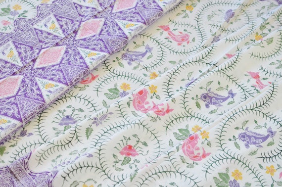 Fish Crab Batik Fabric Indonesian Peranakan Javanese Balinese - Etsy