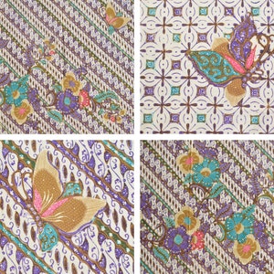 1950's Djawa Baroe Vintage Indonesian Batik Fabric Hand Drawn Wax ...