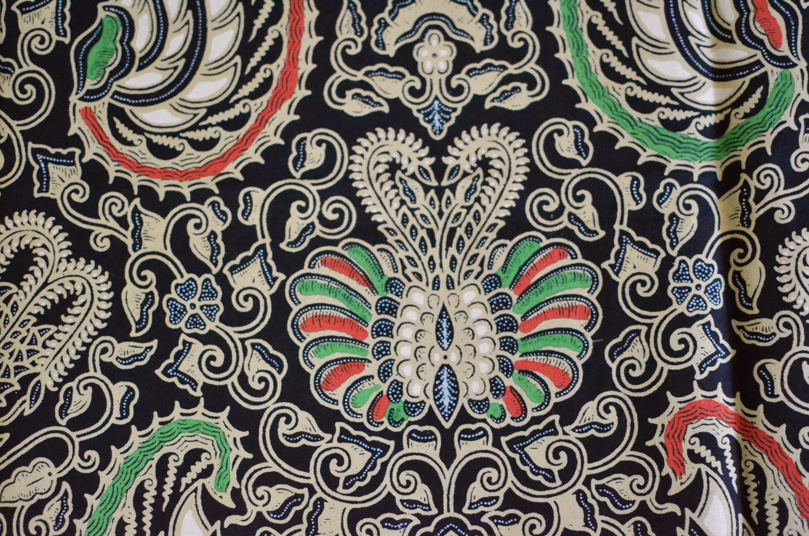 Garuda Javanese Indonesian Batik Fabric Bird of Paradise Traditional ...