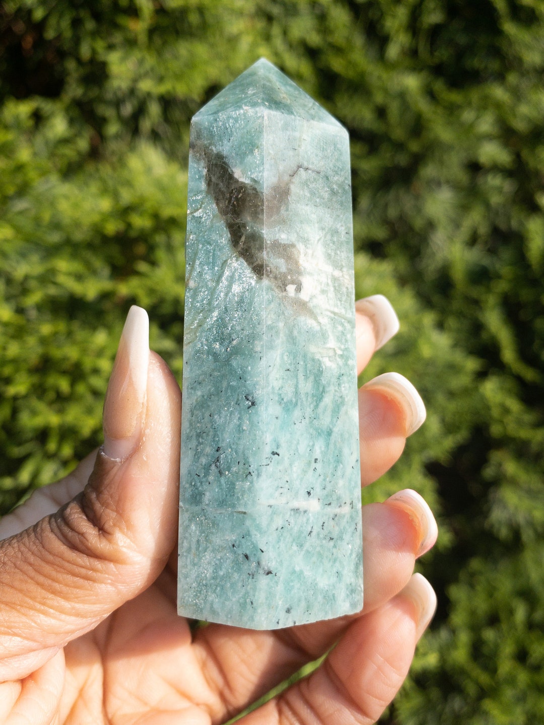 Amazonite Crystal Tower, Amazonite Crystal Point, Amazonite Crystal ...