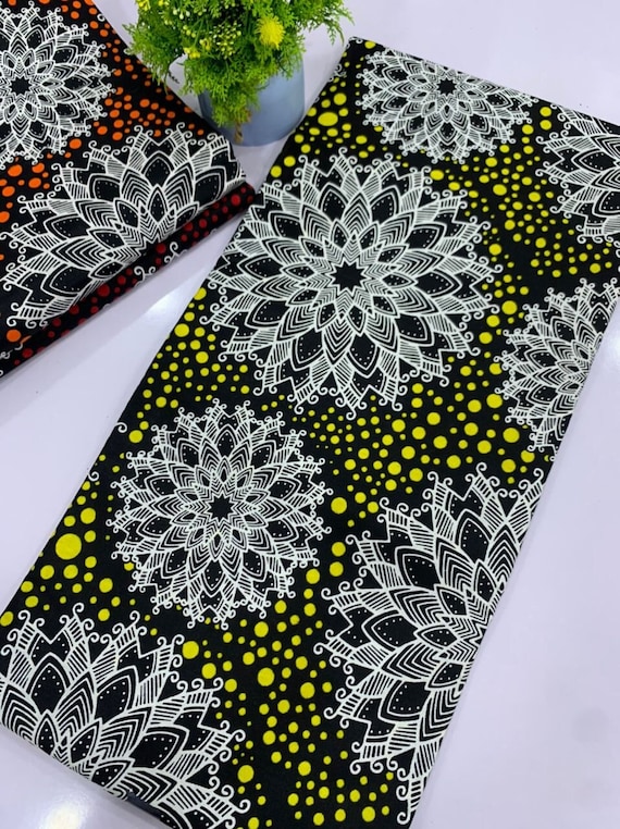 Chitenge African Print Ankara Fabrics Zambian Style Etsy