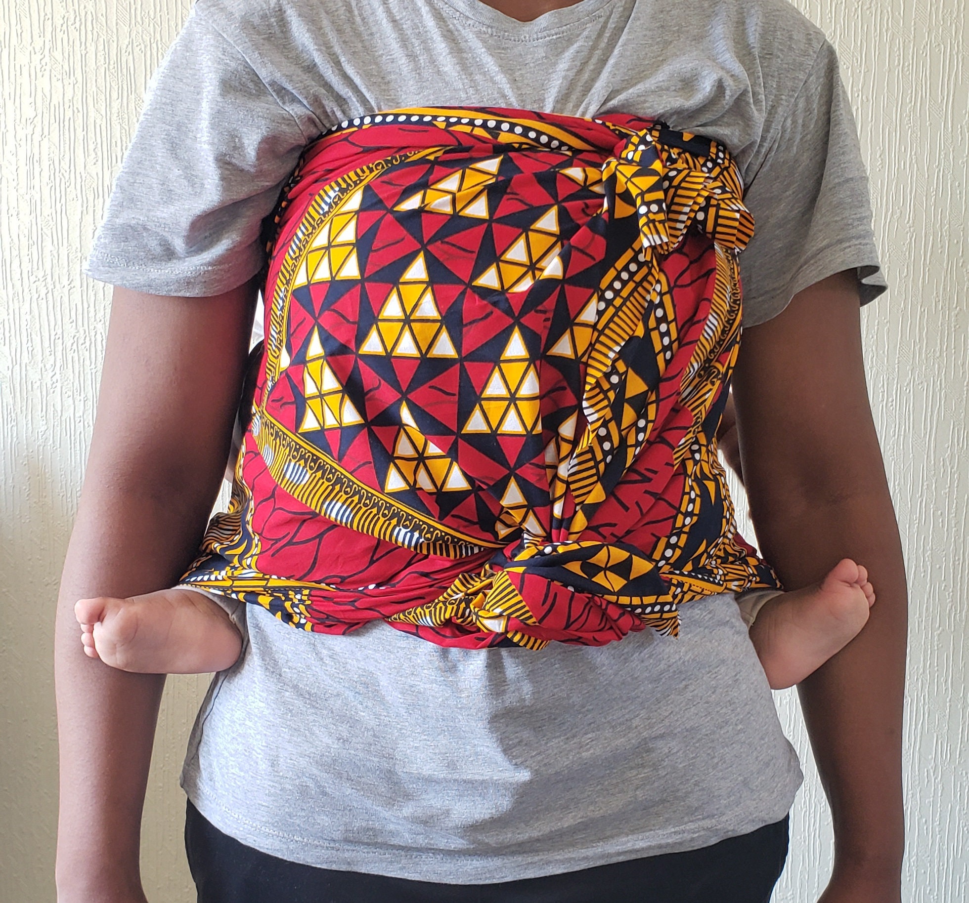 Yellow Red Chitenge Wrap/ Kente/ African / Fabric/soft Wrap/ African ...