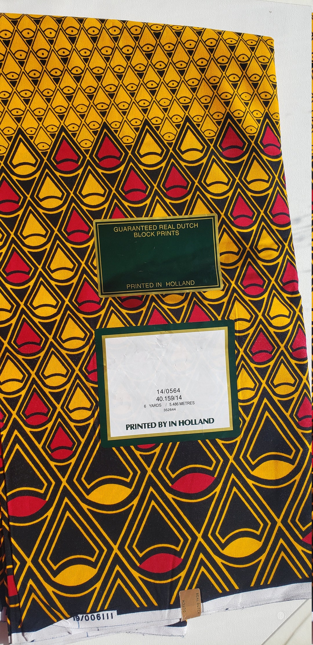 Yellow Red Chitenge Wrap/ Kente/ African / Fabric/soft Wrap/ African ...