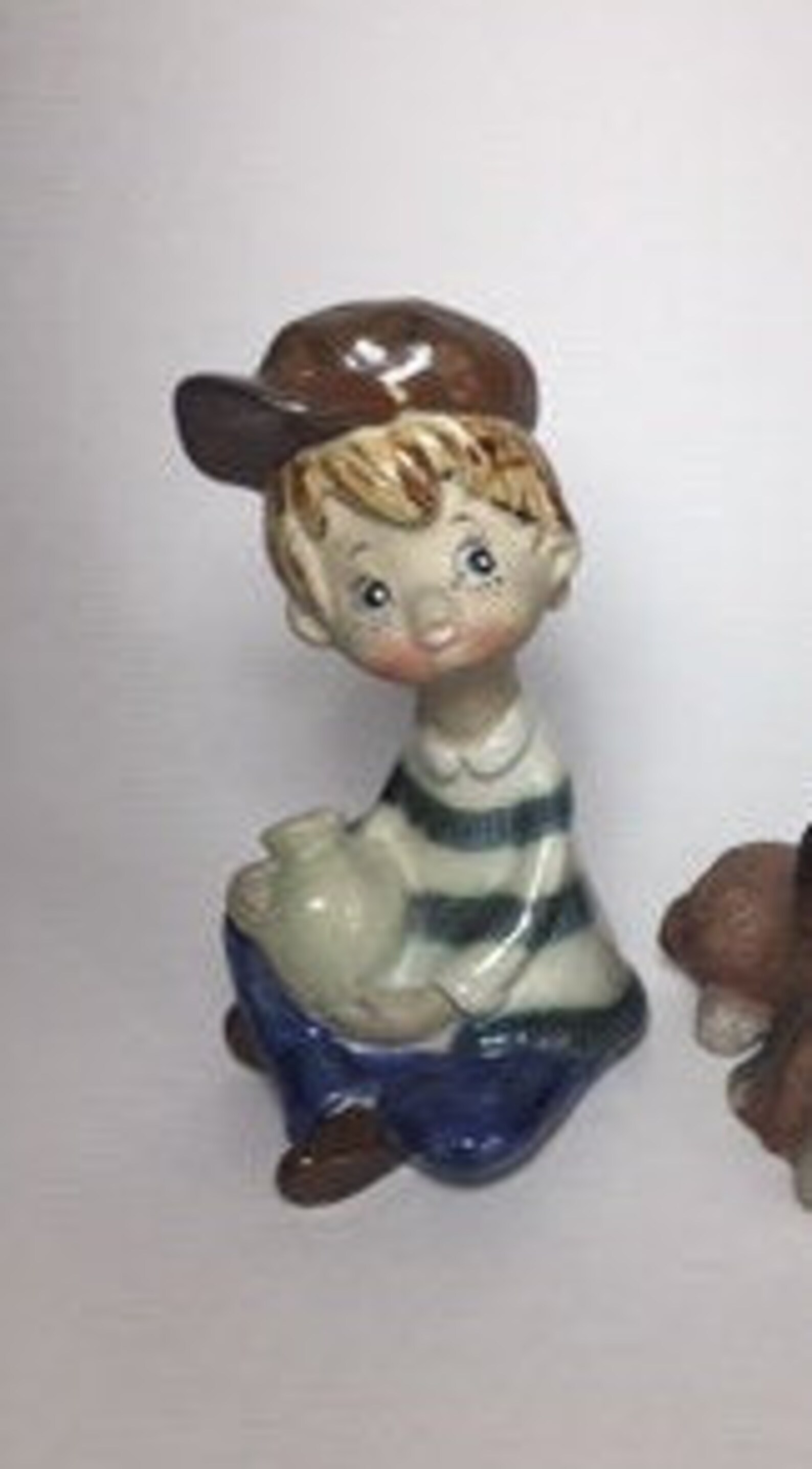 Vintage Little Boy Figurine - Etsy