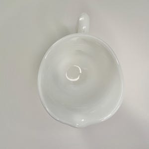 White Milk Glass Pitcher - Etsy