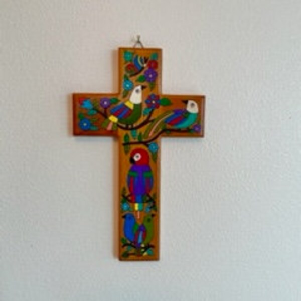 Hand Painted Wooden Crosses - Etsy