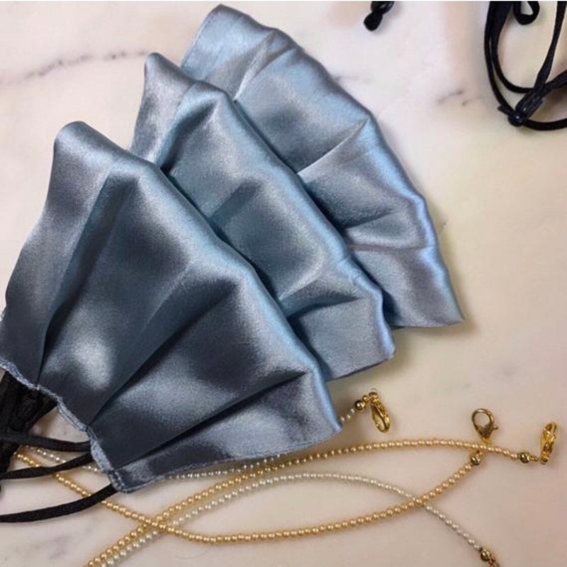 Large Silk Face Masks - Etsy UK