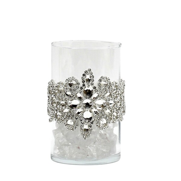 Rhinestone Vase - Etsy