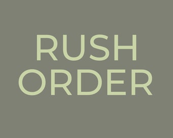 RUSH / Expedited Processing Shipping - Etsy