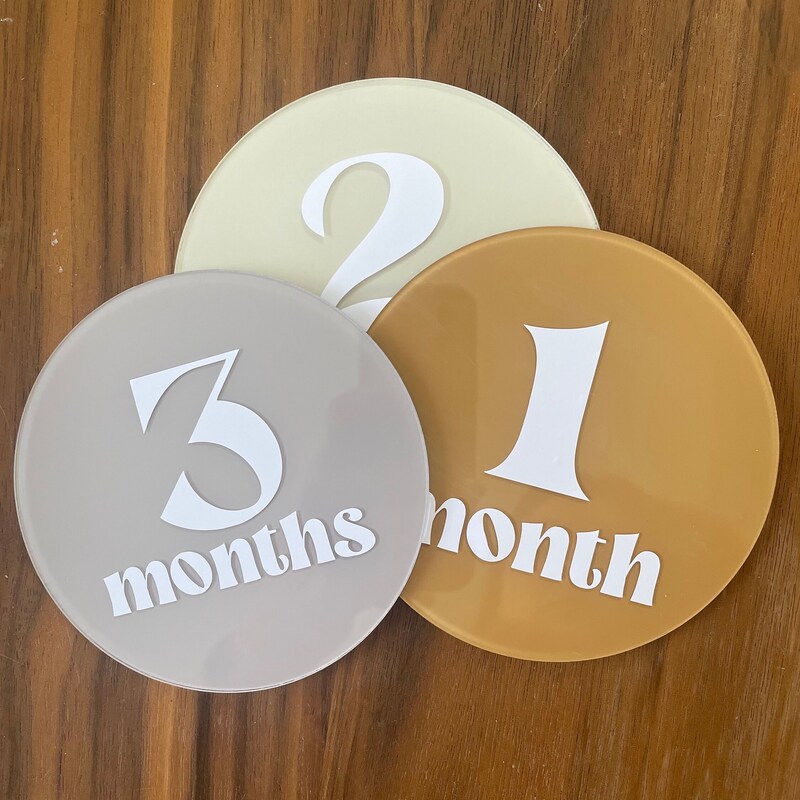 Baby Month Signs - Etsy