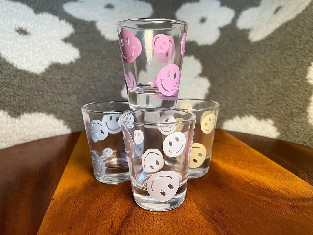 Smiley Face Shot Glasses Bridesmaid Proposal Gift Idea - Etsy