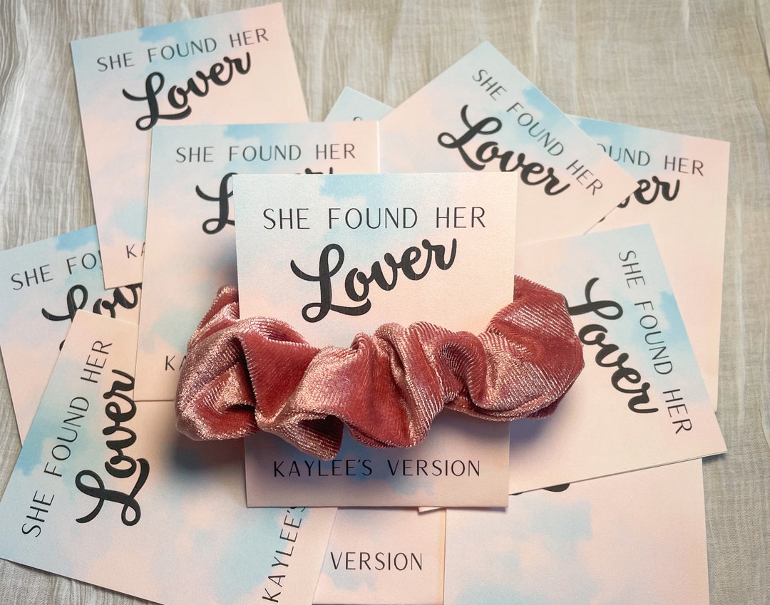 Taylor Swift Inspired Bridal Shower Favor | Scrunchy Bachelorette Party ...