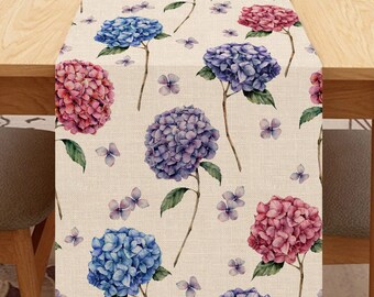Hydrangea Table Runner - Etsy