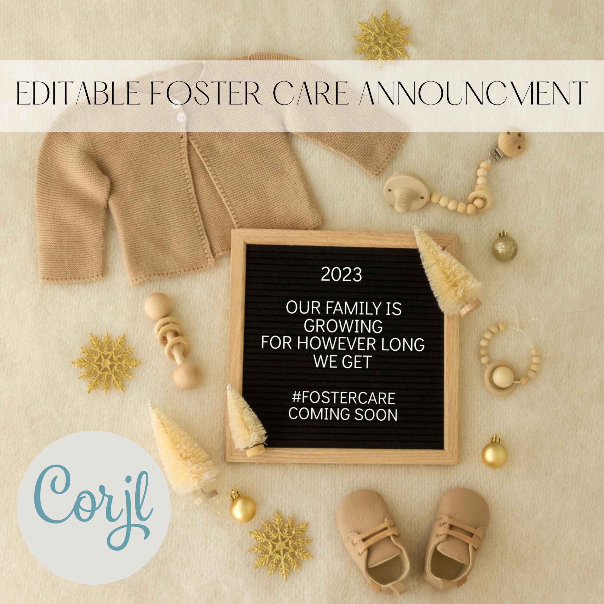 Foster Care Announcement, Foster Care Letter Board Neutral Announcement ...