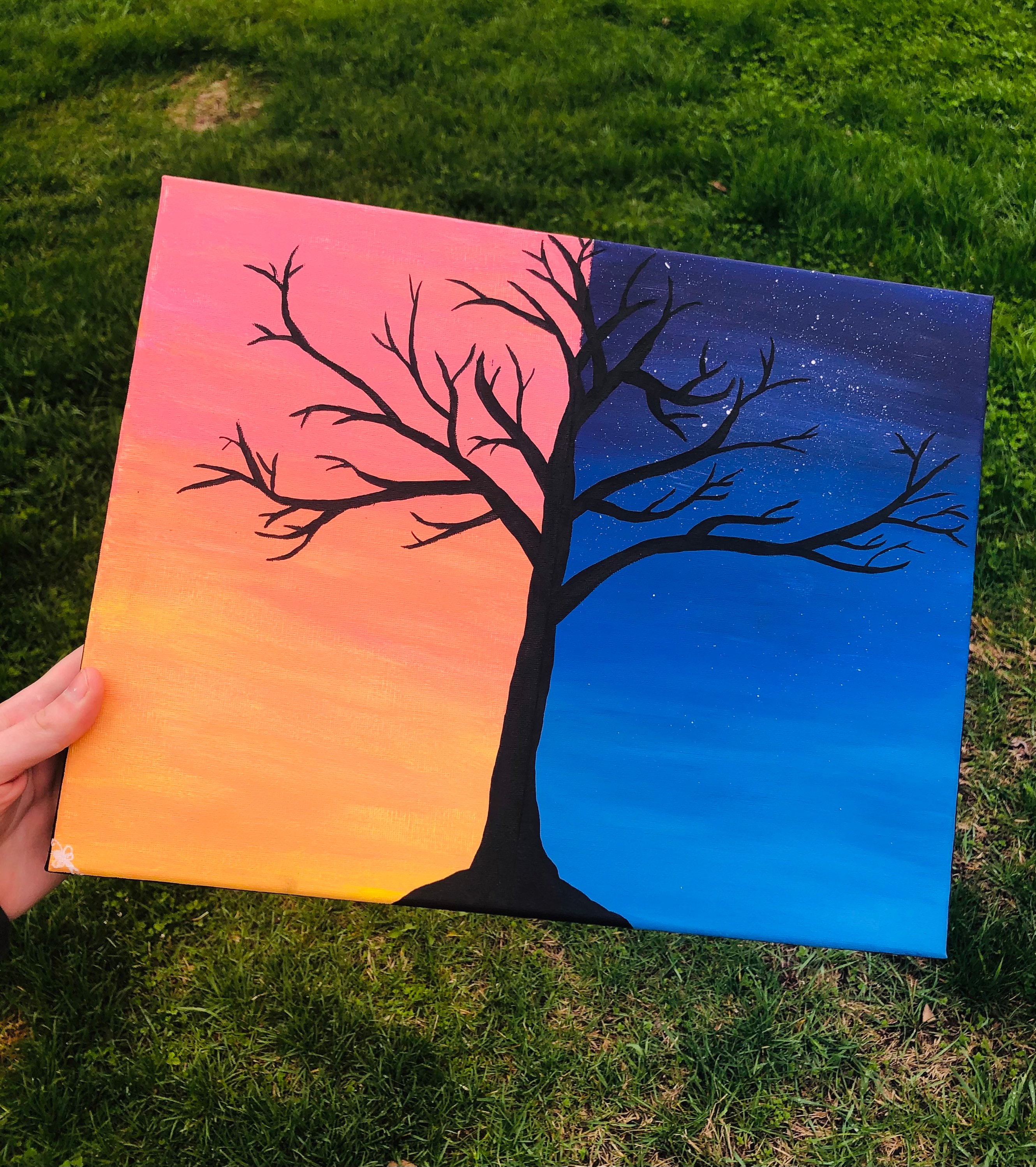 Night Tree Painting
