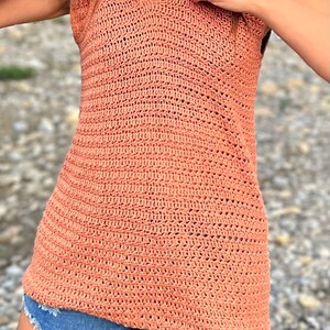 Back at Ya Crochet Summer Top Pattern, Crochet Open Back Pattern ...