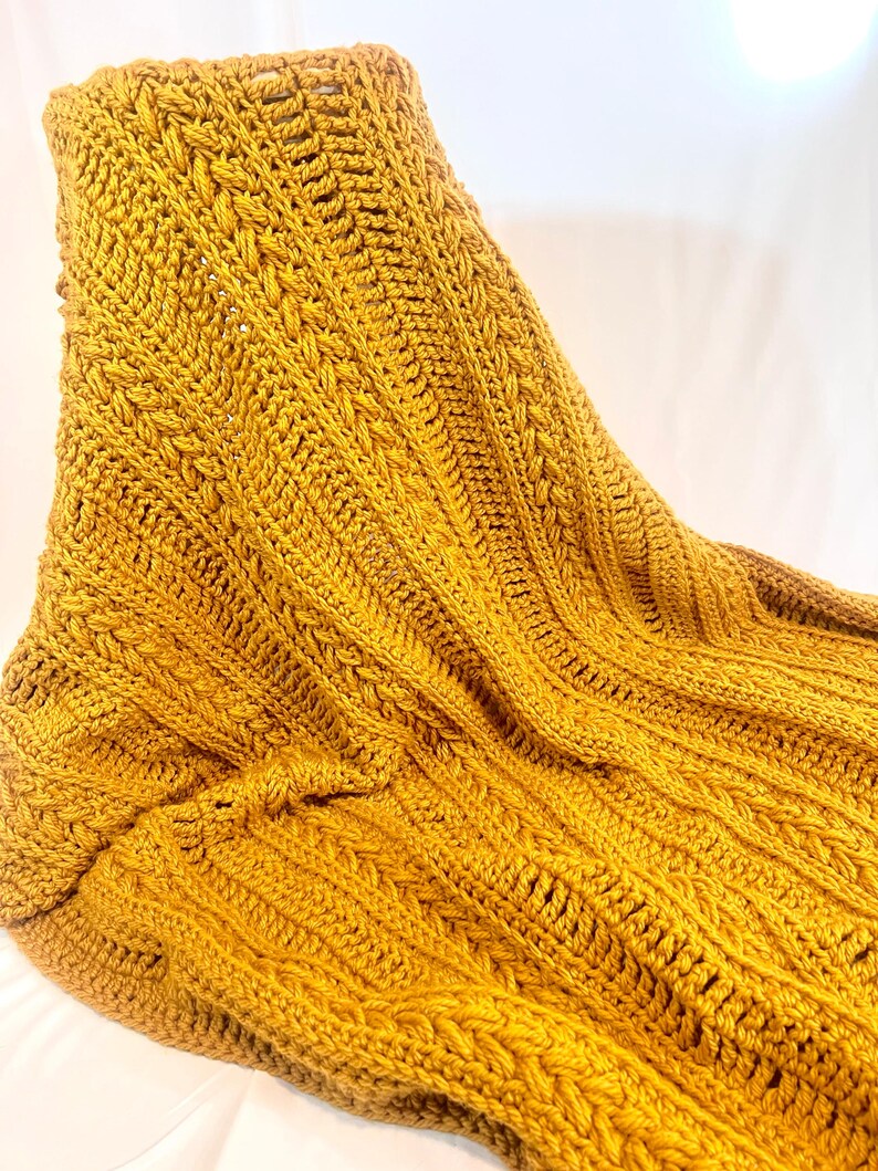 Crochet Chunky Blanket Pattern, Textured Throw Blanket, Crochet DIY ...