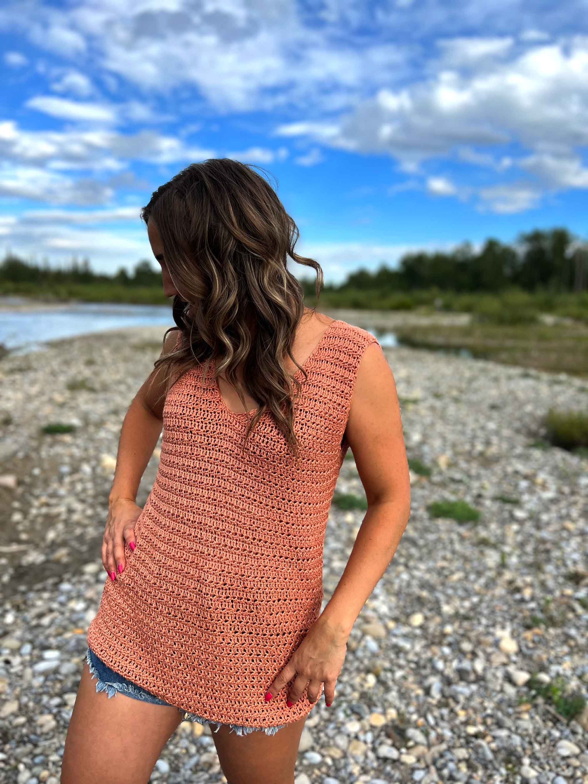 Back at Ya Crochet Summer Top Pattern, Crochet Open Back Pattern ...